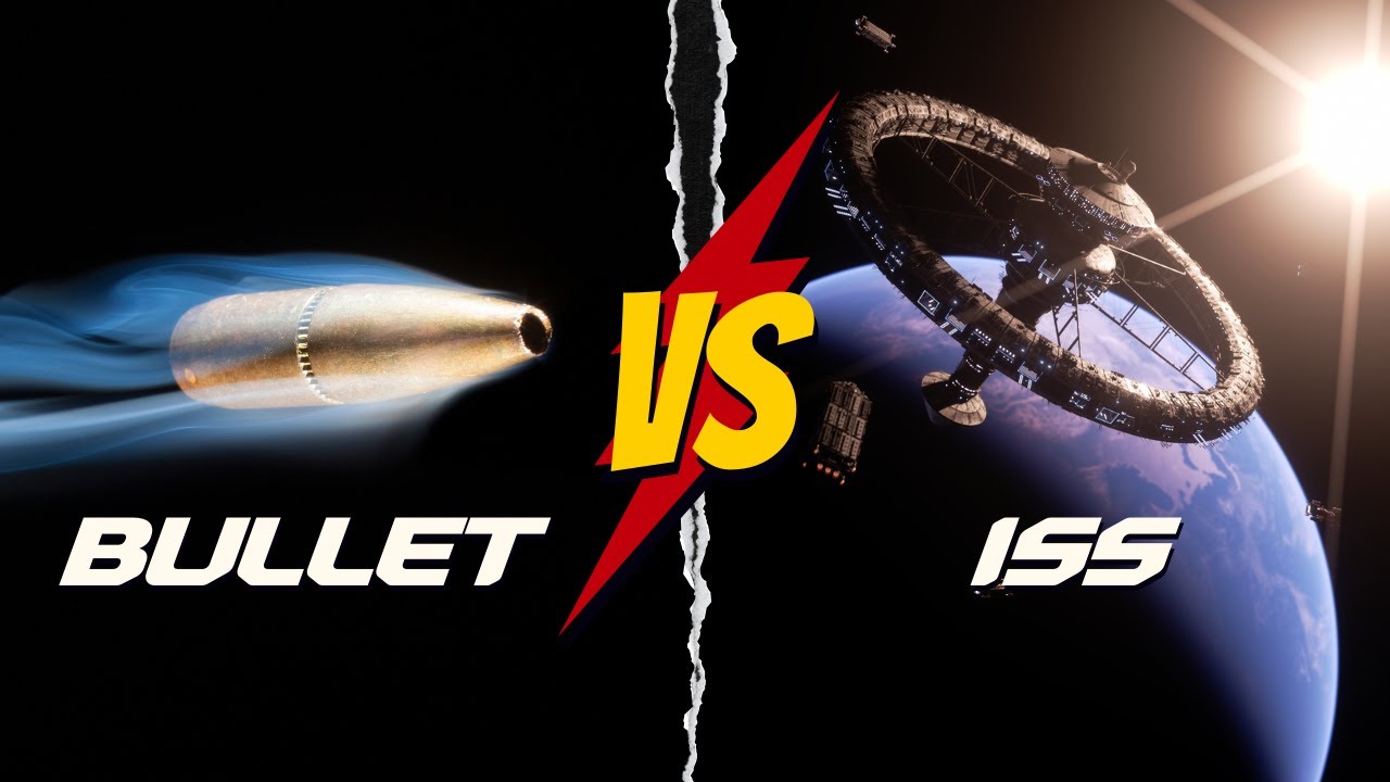 Speed of Bullet vs Space Station ISS (Comparison) - YouTube