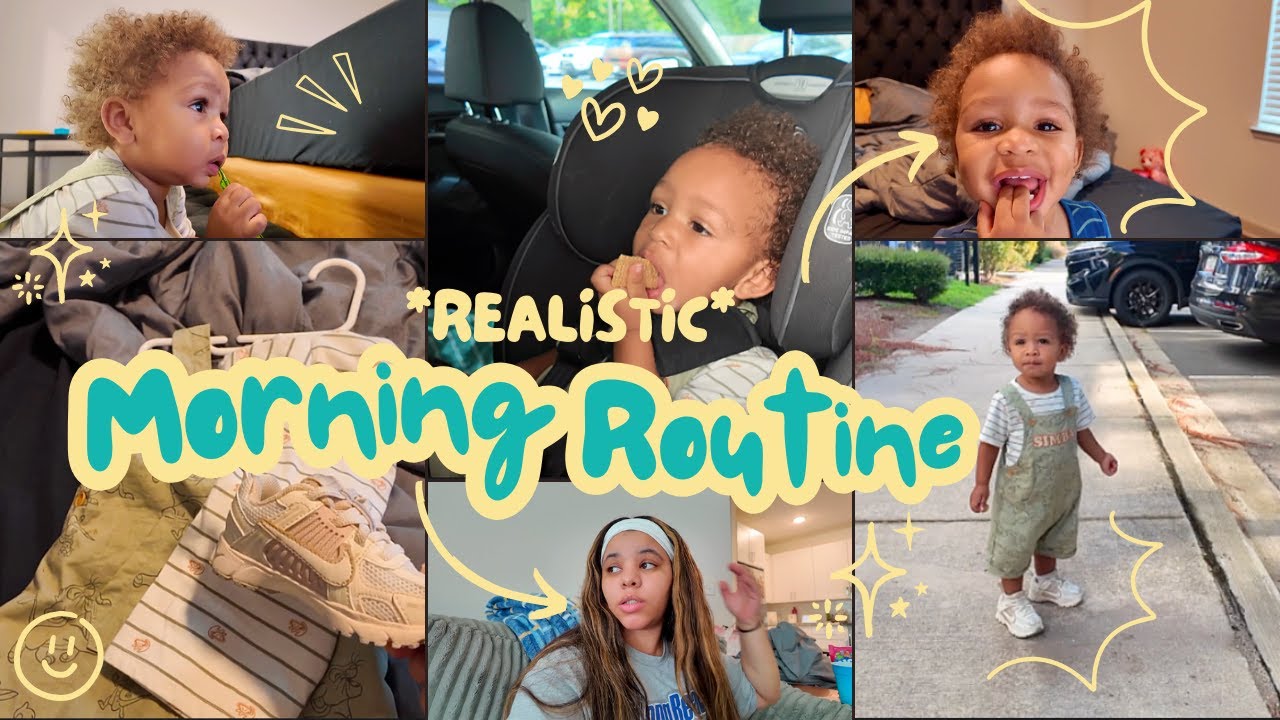 Realistic Morning Routine With A Toddler | Mom Of 1 - YouTube