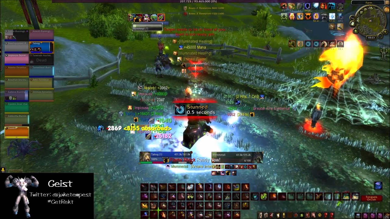 189K LAVA BURST CRIT!? Elemental Shaman PvP 5.4.7 BGs with Geist - YouTube