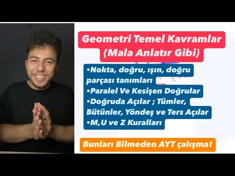 28) Temel Geometrik Kavramlar | Mala Anlatır Gibi