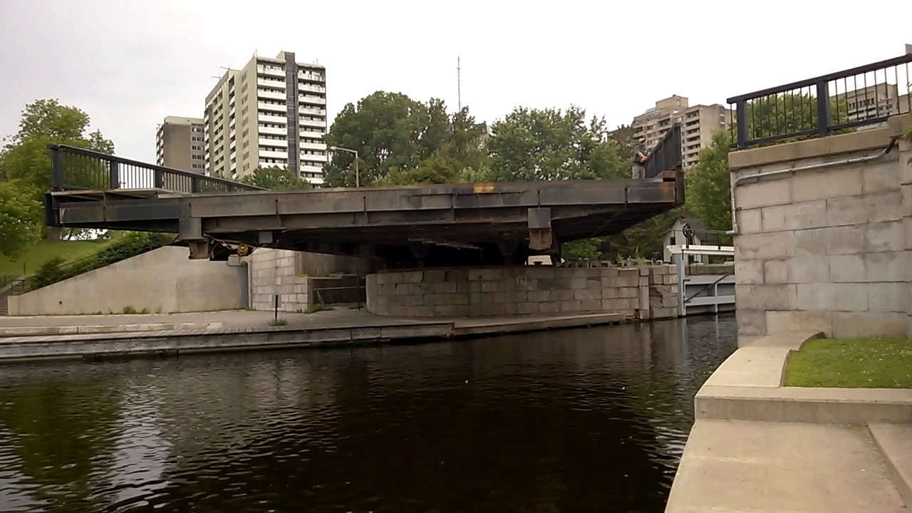 Hog's Back Swing Bridge, Ottawa - YouTube