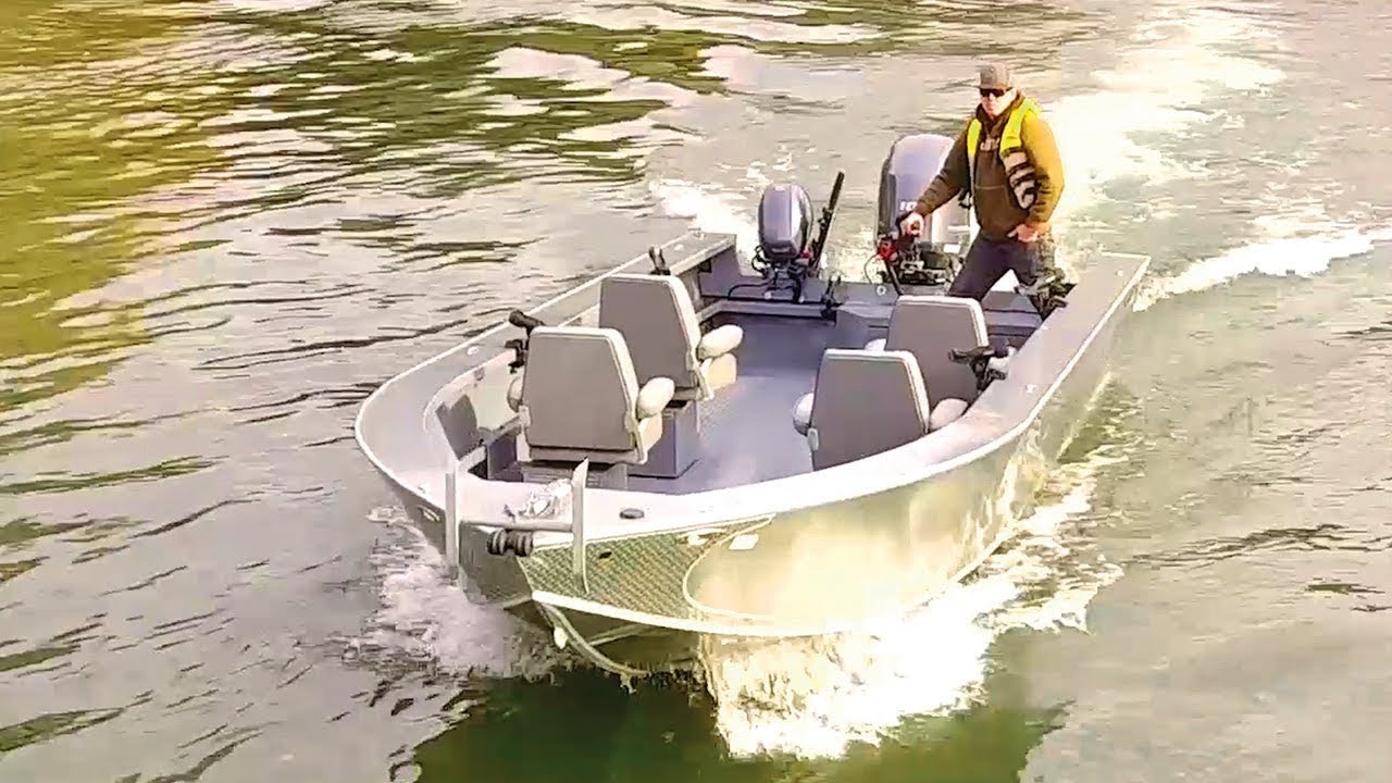 Introducing the "Fisher Model" from D-Tech Custom Aluminum Boats - YouTube