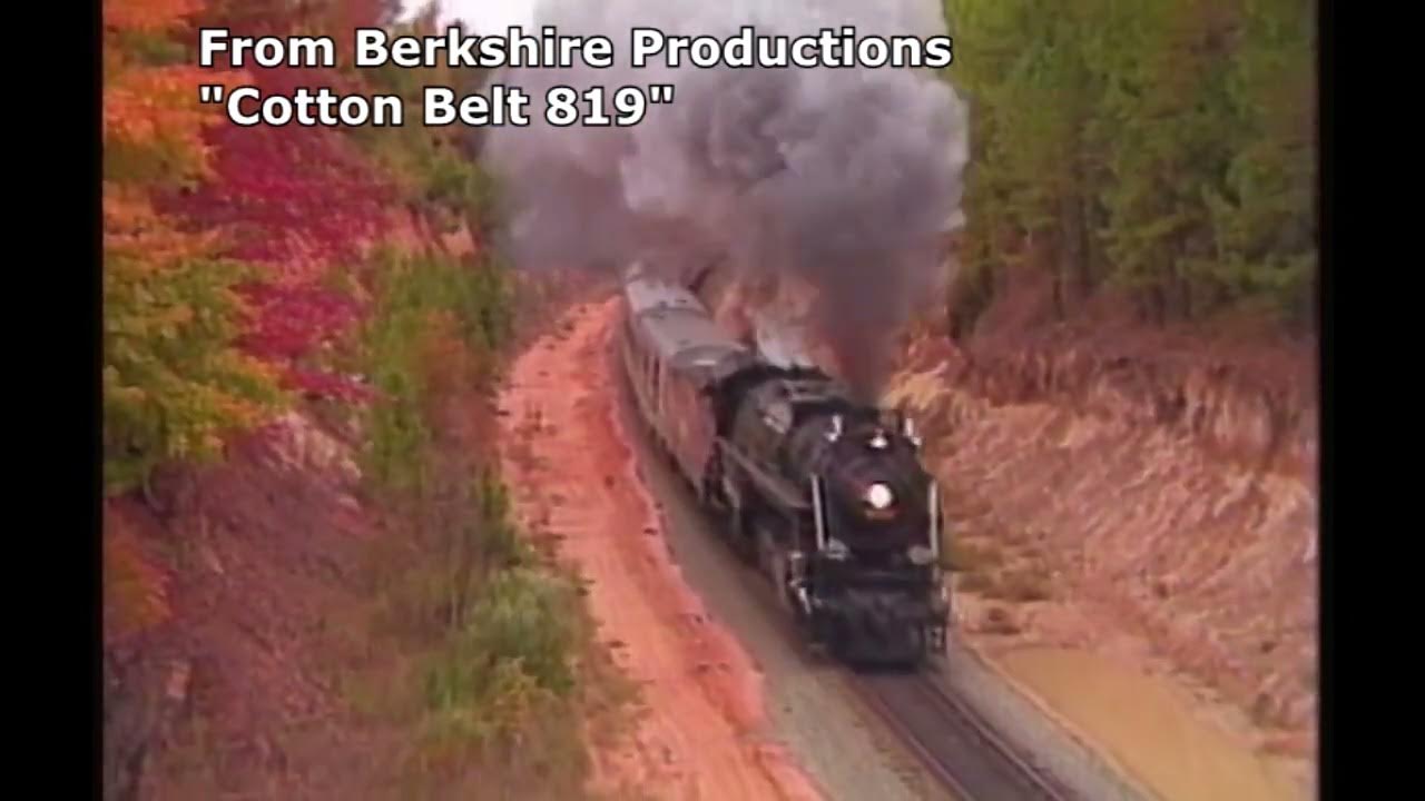 Cotton Belt 819 steam train (clip) - YouTube