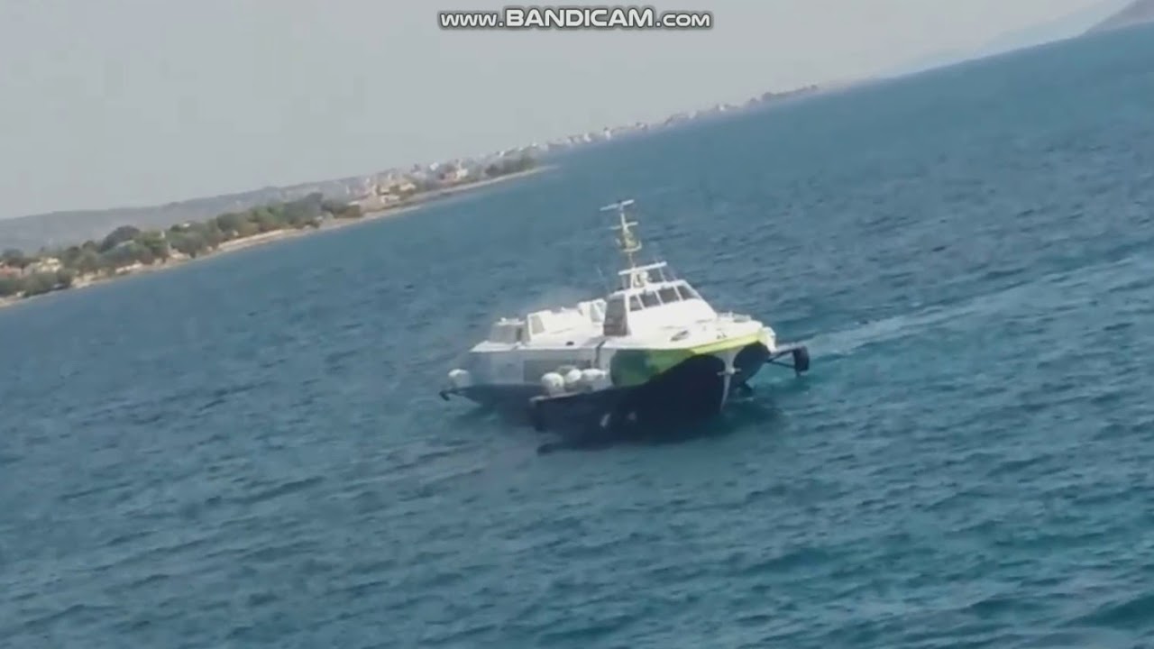 ΑΝΑΧΩΡΙΣΗ ΑΠΟ ΑΙΓΙΝΑ FLYING DOLPHIN 29 - YouTube