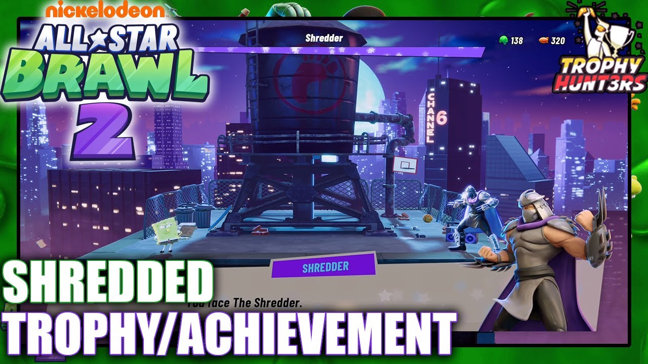 Nickelodeon All-Star Brawl 2 - Shredded (Boss Battle) Trophy ...