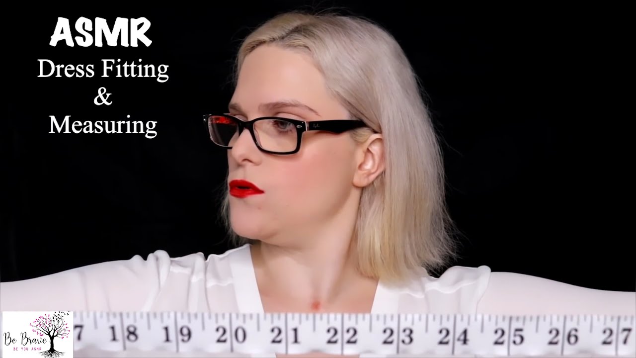 ASMR: A Relaxing Dress Fitting & Measuring - YouTube