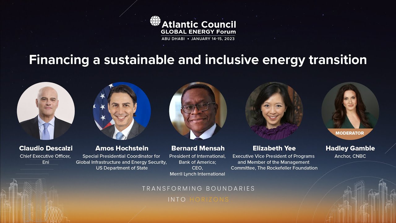 Financing a Sustainable and Inclusive Energy Transition - YouTube