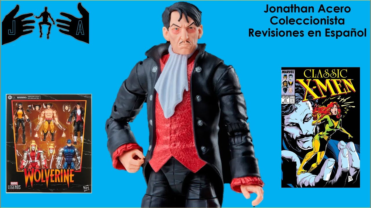 Jason Wyngarde Marvel Legends Wolverine multipack Toy Review Jonathan ...
