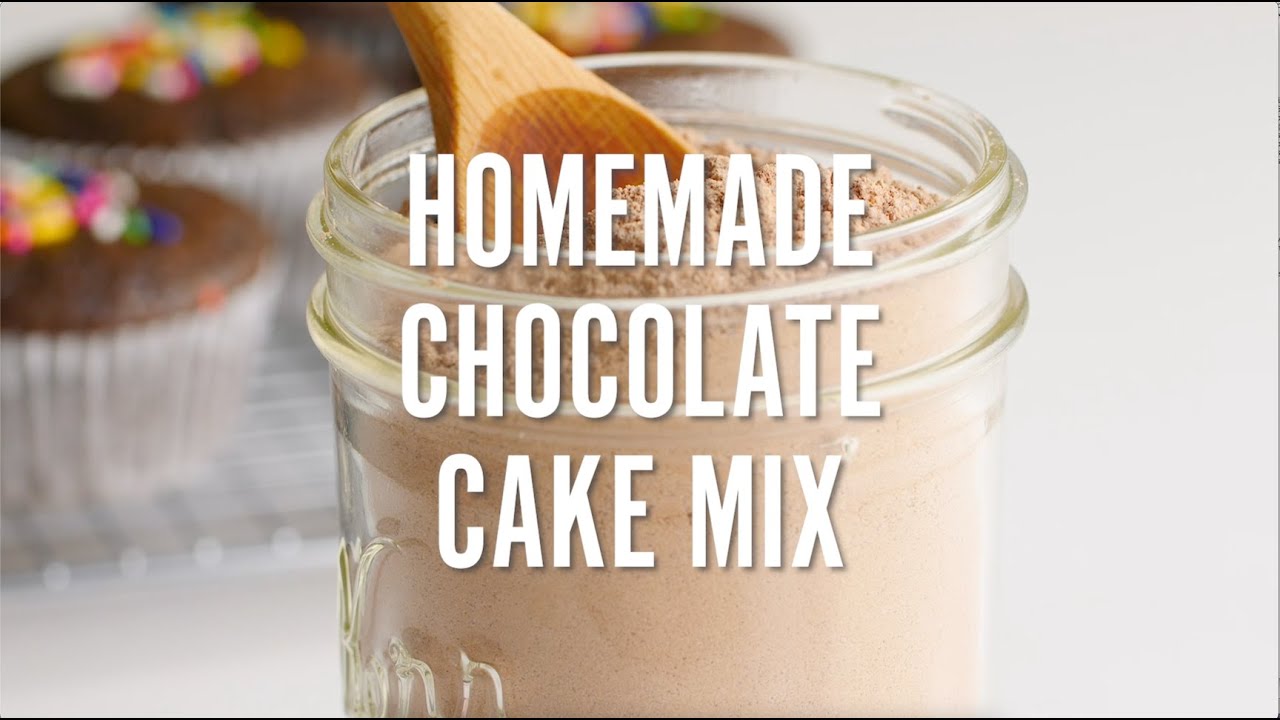 Homemade Chocolate Cake Mix - YouTube