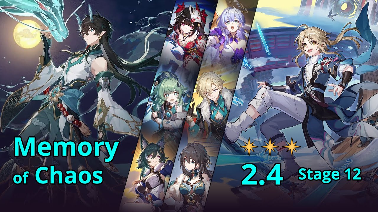 Dan Heng IL E0 & Yanqing E1 - MoC 2.4 Stage 12 (3 Stars) | Honkai: Star ...