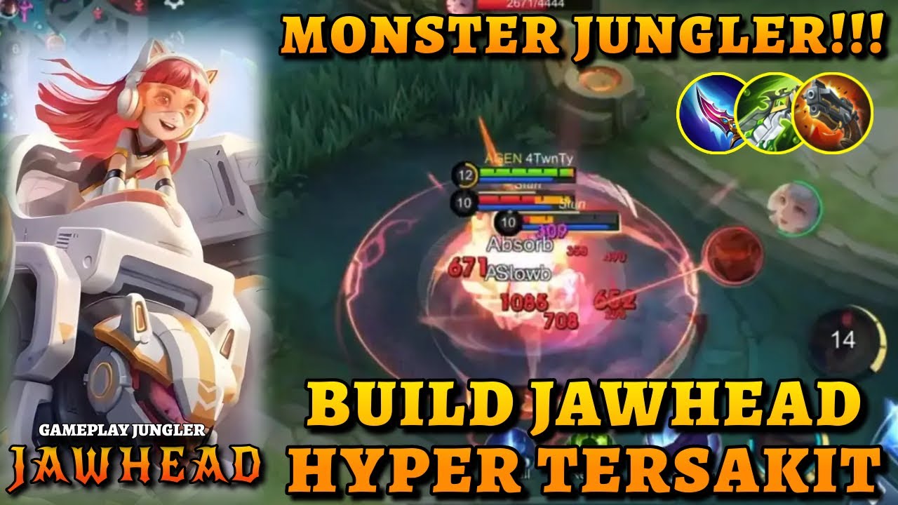 Build Jawhead Hyper Tersakit Gameplay Jawhead Jungler Tutor Jawhead ...