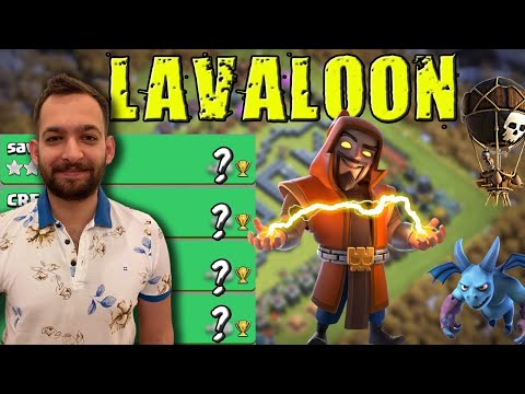 HEYECANLI VE KEYİFLİ LAVALOON SALDIRILARIMIZ CLASH OF CLANS