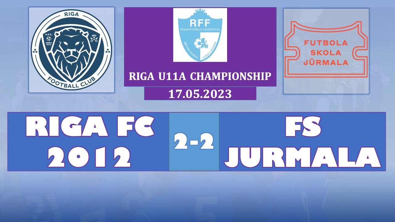 RIGA FC 2012 2-2 FS JURMALA, U11A RIGA CHAMPIONSHIP - YouTube