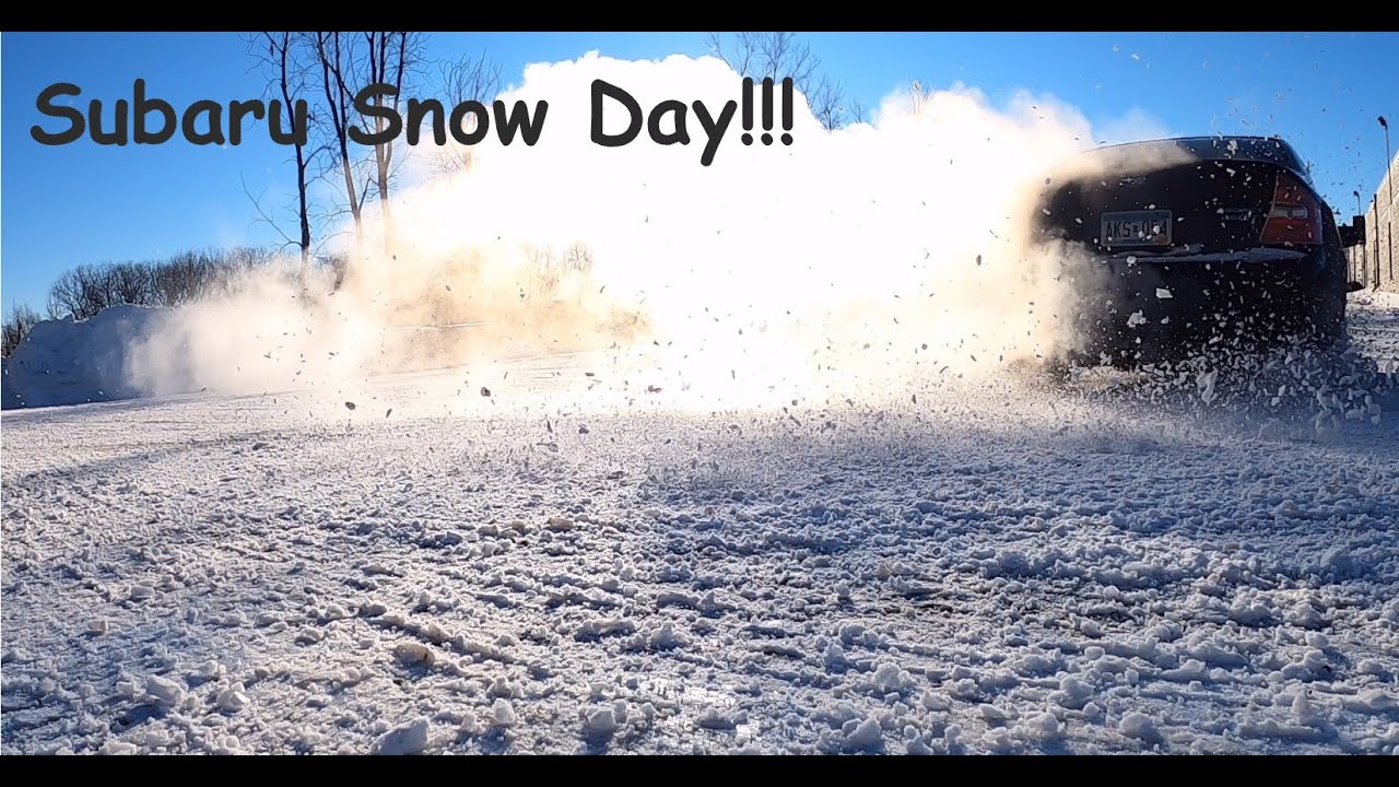 SNOW Day with the SUBARU! - YouTube