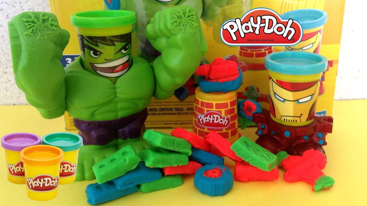 Пластилин Плей До игровой набор "Битва Халка" Play Doh Hulk Smashdown ...
