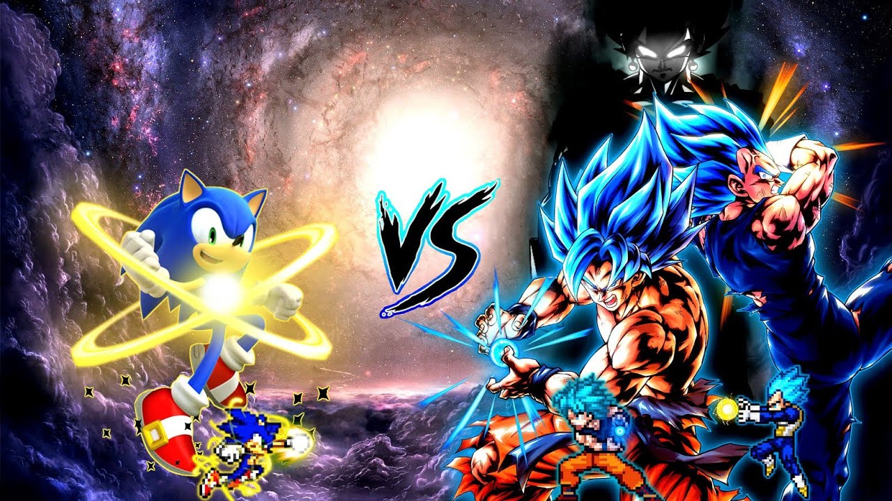 Sonic Chaos V4 JVL OP (All form) VS Fusion Vegito V2 OP (Goku & Vegeta ...