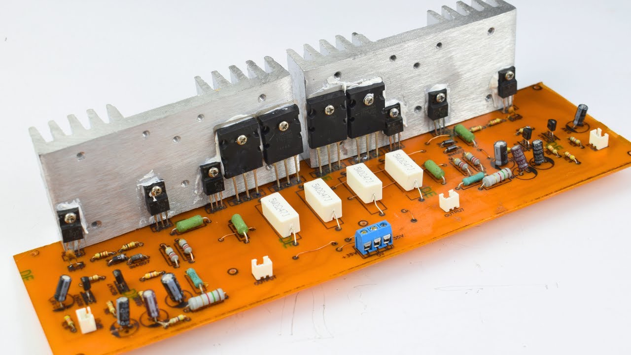 High Power Home Made Amplifier Design - YouTube