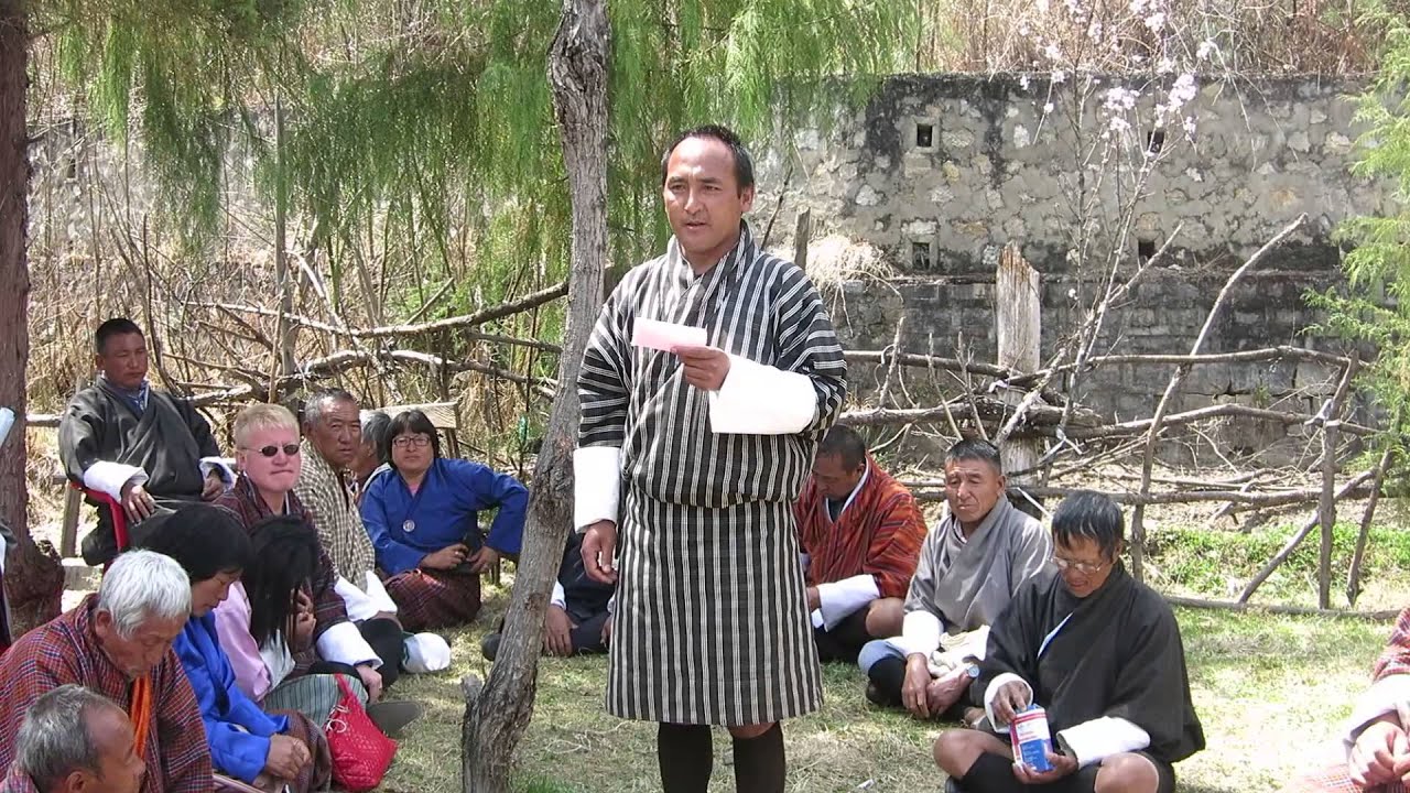 Sensitization program at Tsento gewog - YouTube