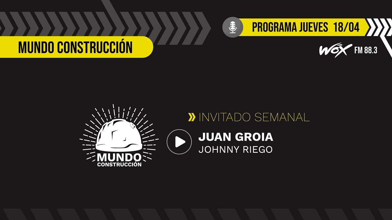 MC programa 18 04 24 nota con Juan Groia, JOHNNY RIEGO - YouTube