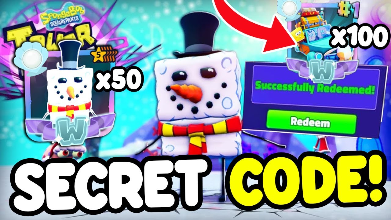 NEW YEAR CODES! ALL WORKING CODES In SPONGEBOB TOWER DEFENSE! SPONGEBOB ...