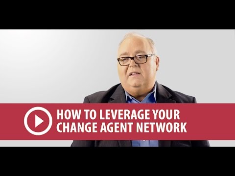 How to Leverage Your Change Agent Network - YouTube