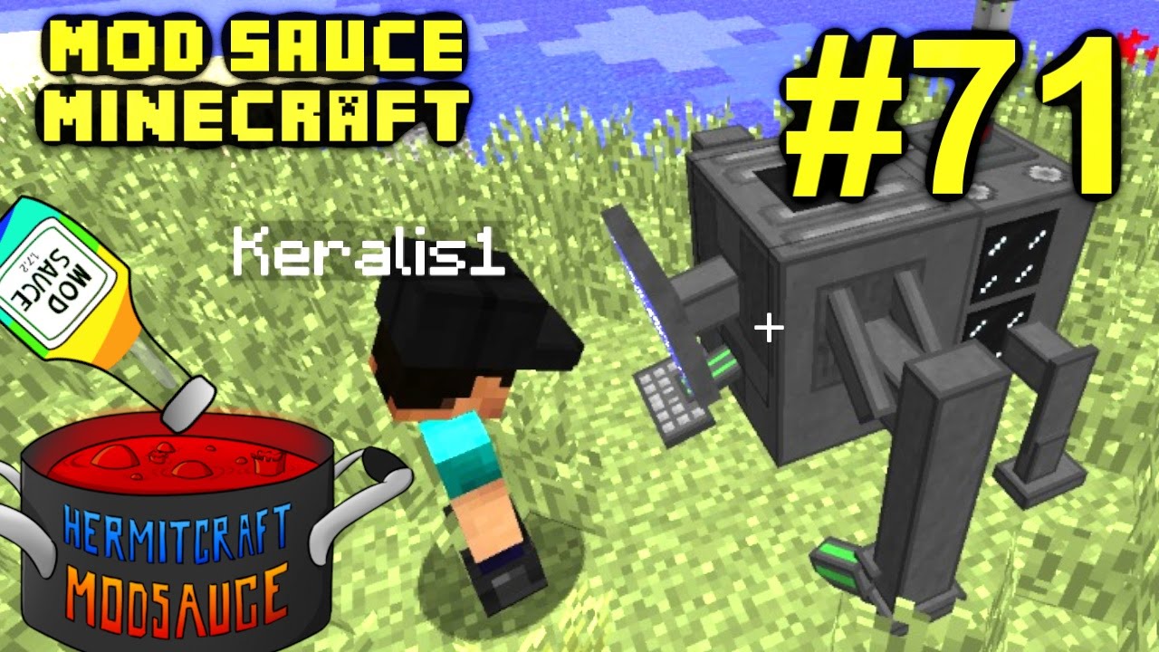Minecraft Mod Sauce Ep. 71 - Derp vs Machine !!! ( HermitCraft Modded ...