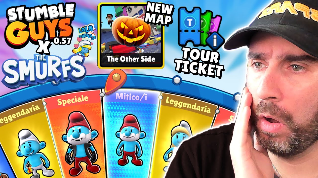 STUMBLE GUYS x SMURFS: NUOVA MAPPA ELIMINATION ASSURDA! - BETA 0.57 ...