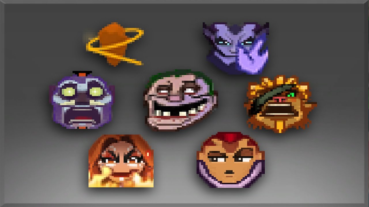 Dota 2 The International 2015 Emoticons Preview - YouTube