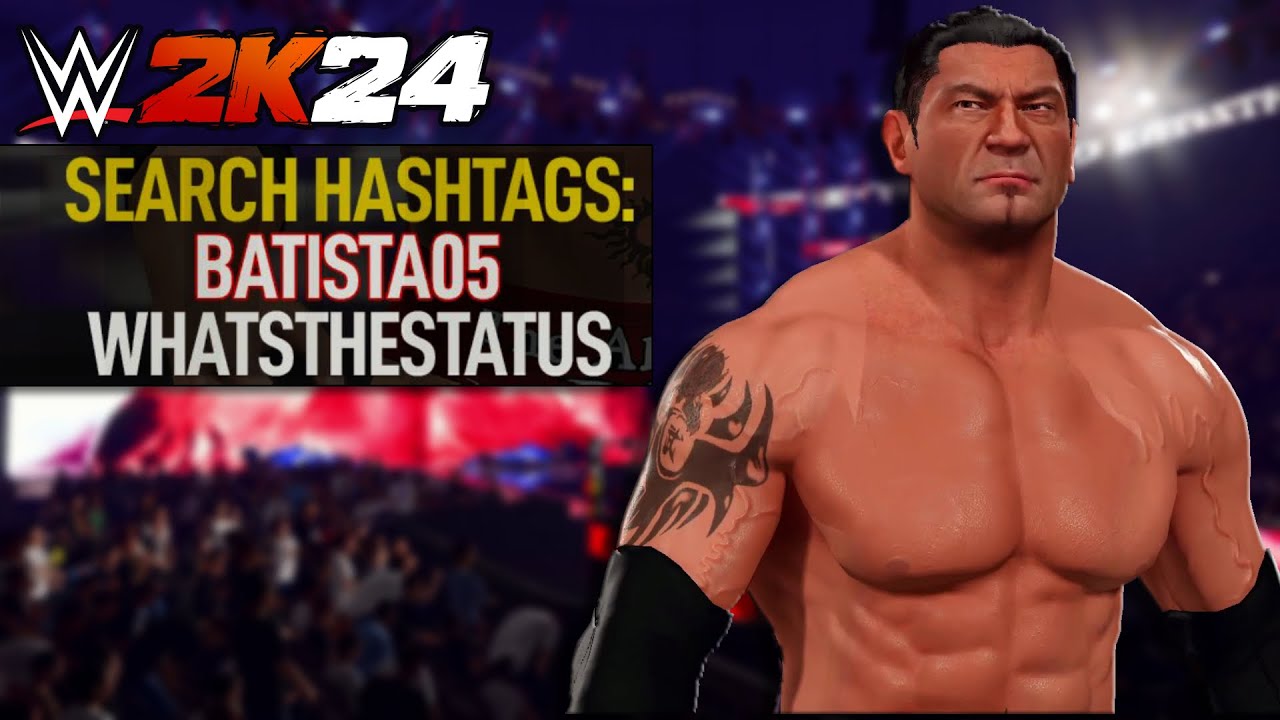 WWE 2K24 : Batista 05 Hidden Model - YouTube