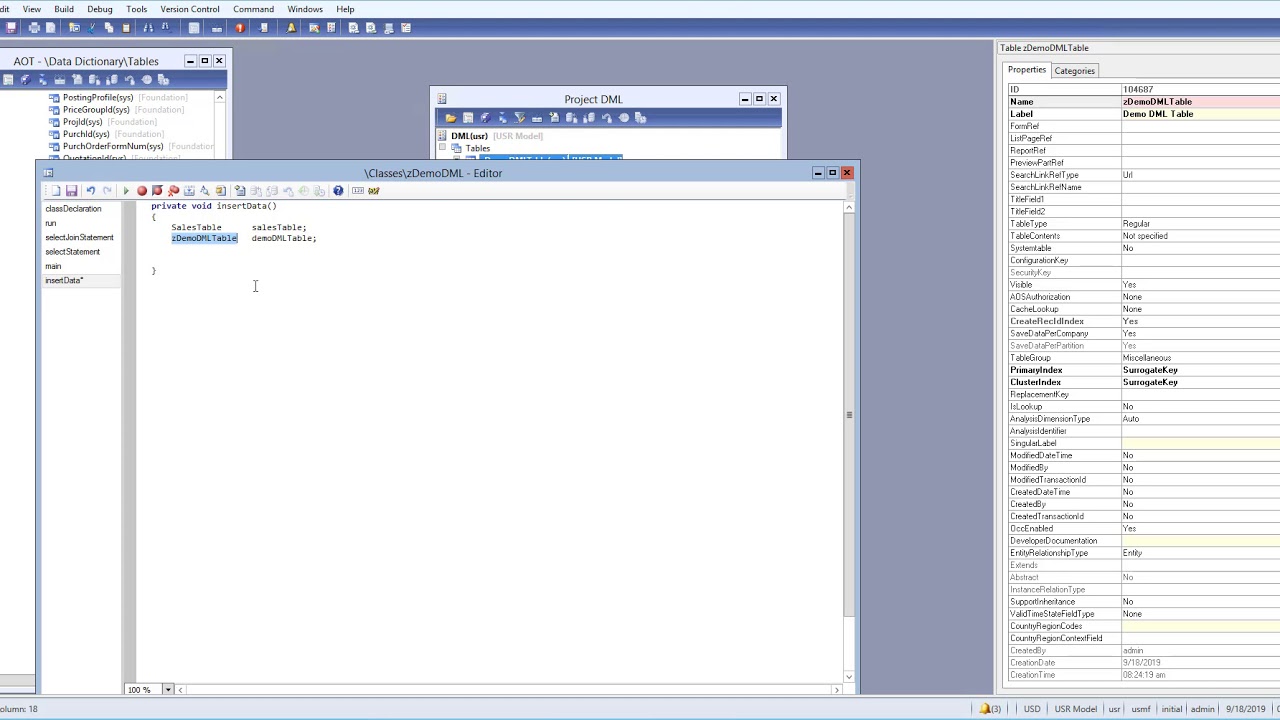 Dynamics AX | Online Training | AX Training : Select Insert - YouTube