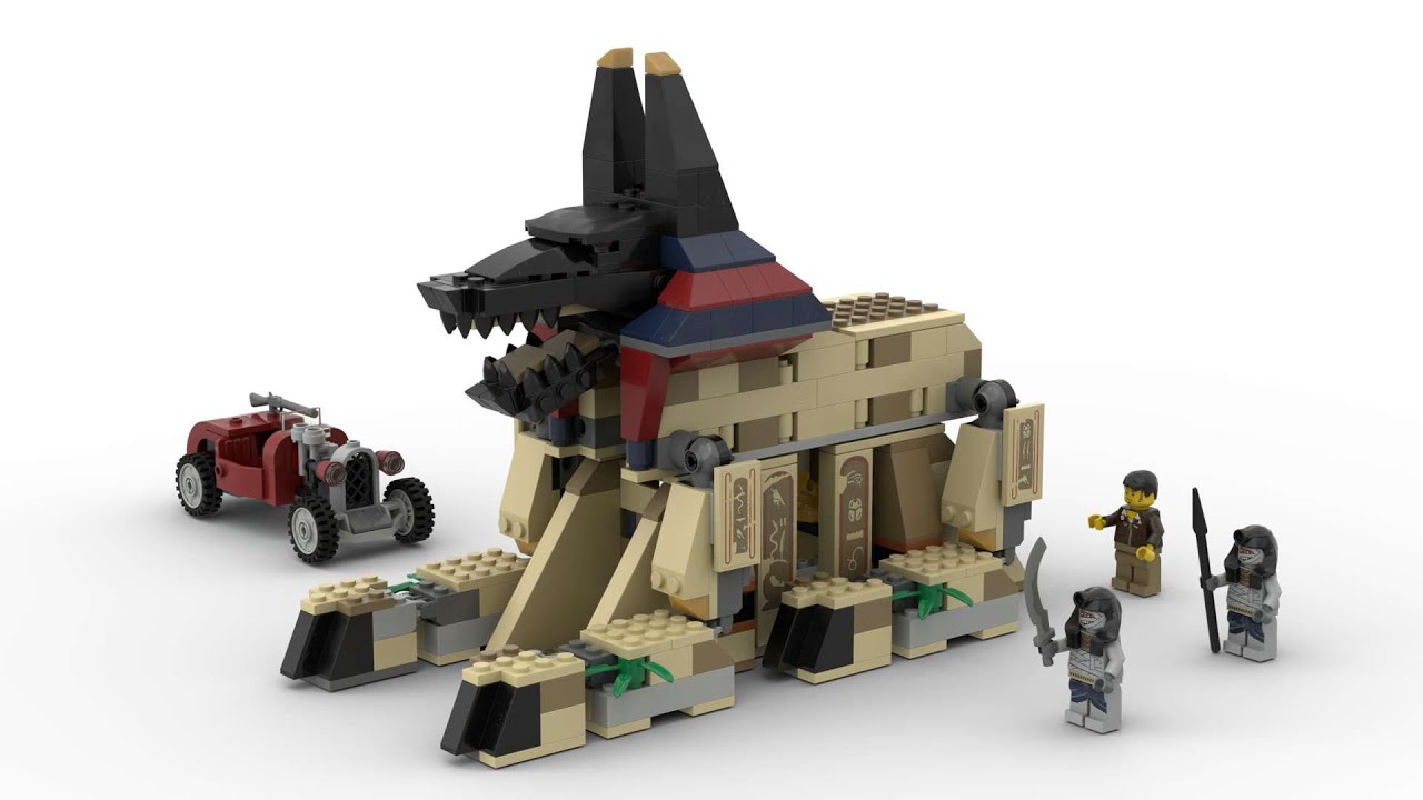 Lego 7326 Rise of the Sphinx Speed Build Studio LDD by PLegoBB - YouTube