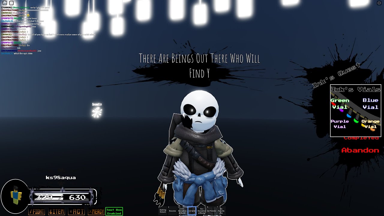 Ink Solos Ink boss phase 2 (Undertale: Timeline collapse) - YouTube