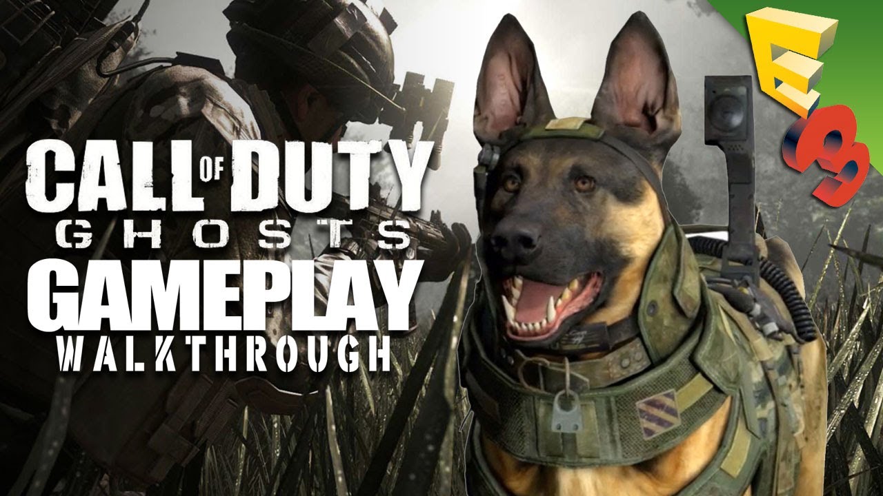 Call of Duty Ghosts NEW DOGGIE GAMEPLAY! E3 Walkthrough with Adam ...