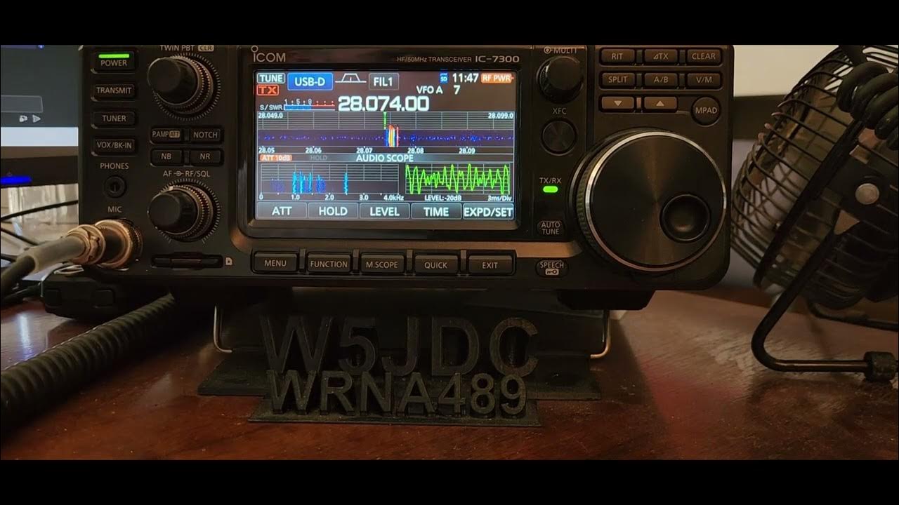 Tuning your ICOM 7300 for FT8 - YouTube