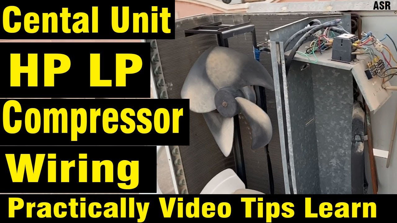 HVAC 3Phase compressor HP LP Control wiring practically very useful for ...