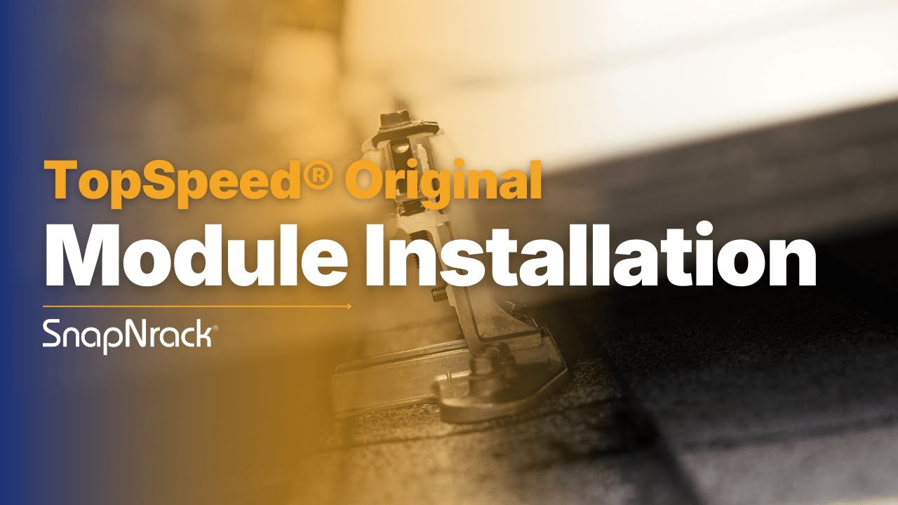 TopSpeed® Original System: Module Installation - YouTube