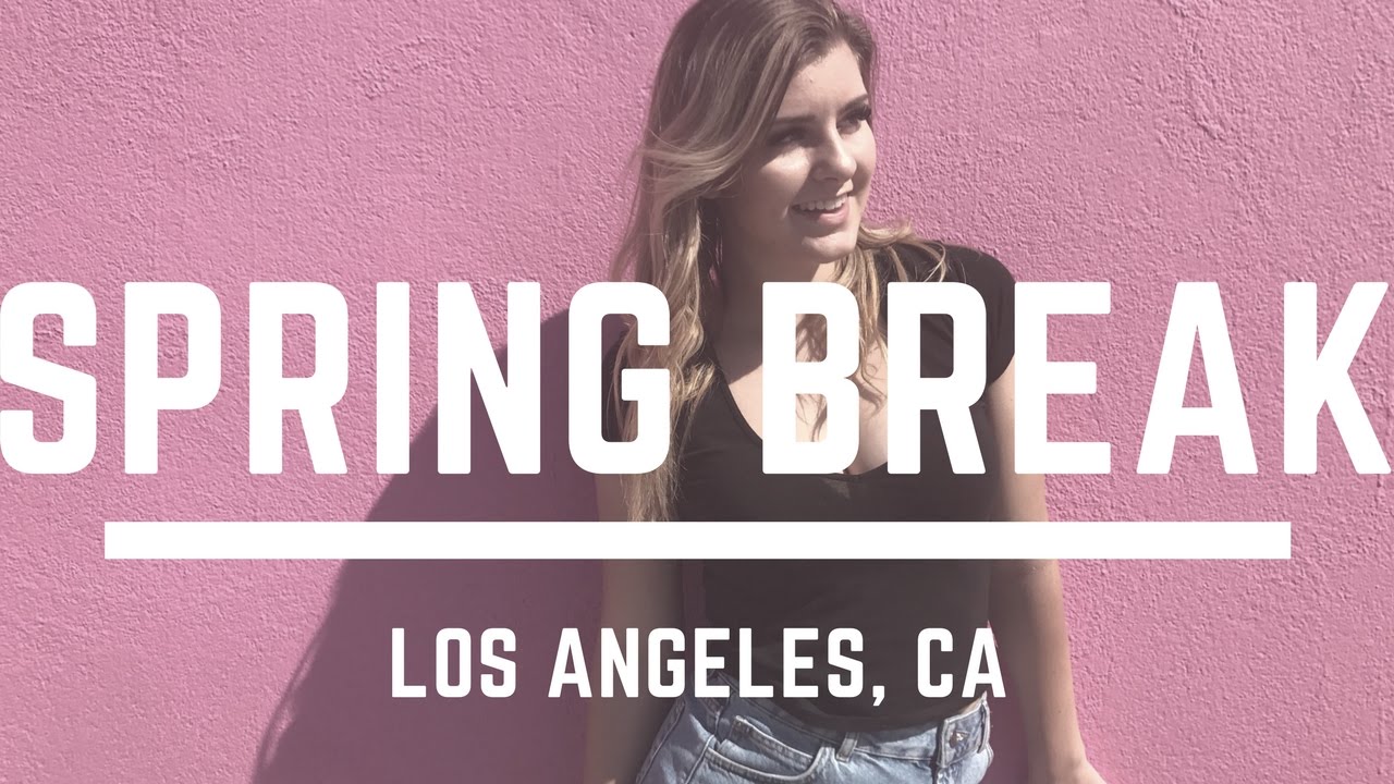 SPRING BREAK VLOG: santa monica pier, shopping in LA, urth caffe, the ...