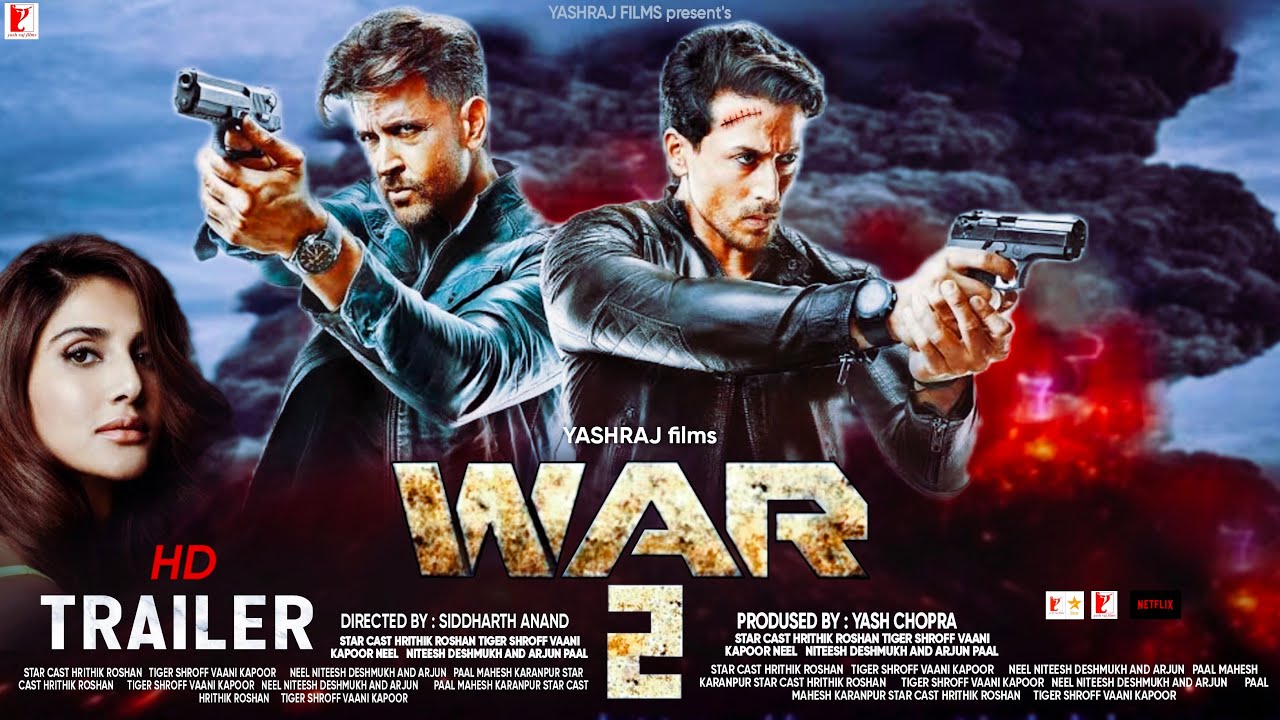 WAR 2 OFFICIAL TRAILER HRITHIK ROSHAN TIGER SHROFF VAANI KAPOOR ACTION ...