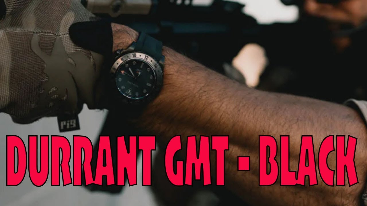 New Stirling Durrant GMT Black | Top Tactical Watch on the Market ...