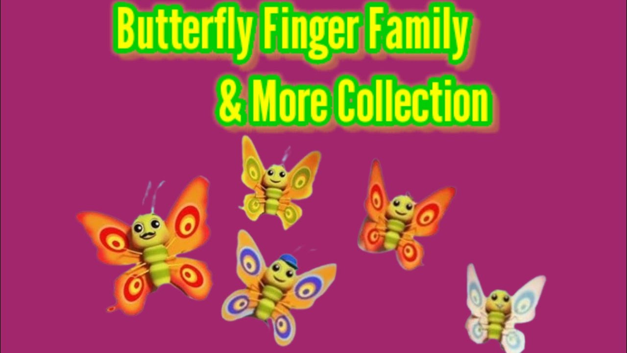 Butterfly Finger Family | Finger Family Song | Am Finger Family Kids ...