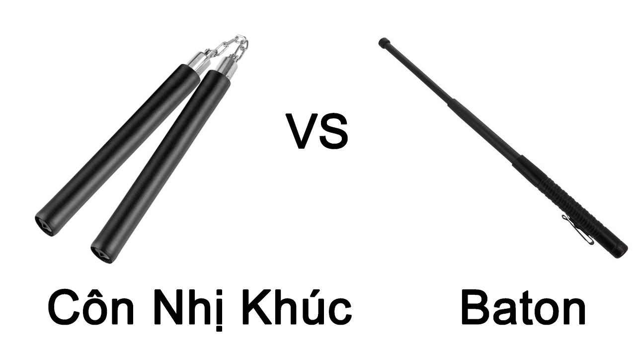 Nunchaku vs Baton - Which Weapon Will Win ? - YouTube