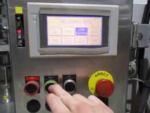 Kalix plastic tube filler model KX800 with auto tube loader - YouTube