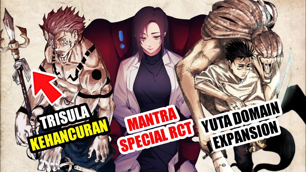 JUJUTSU KAISEN 249 250 -TRISULA HITEN MANTRA RCT SHOKO IERI YUTA DOMAIN ...