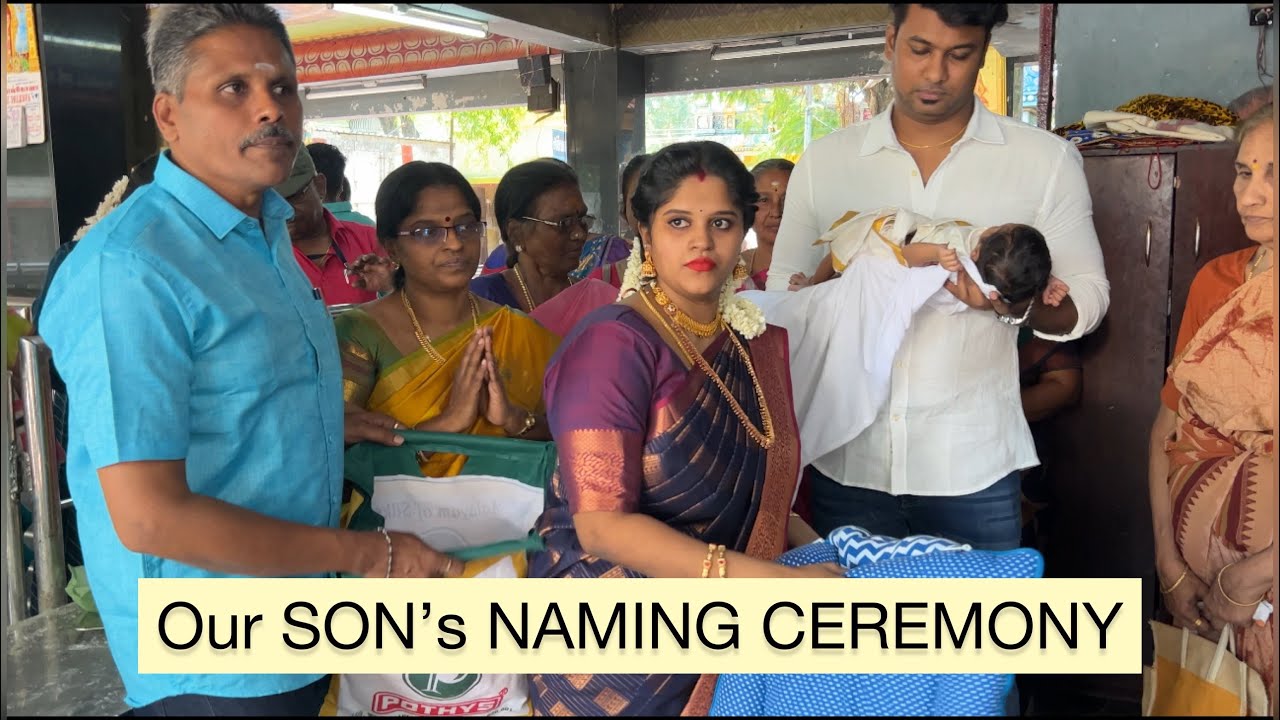 NAMING CEREMONY 🧿🙏🏻 #renukakumaravel #ragupathi #therarevlogs # ...