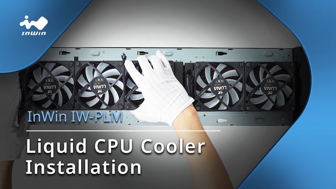InWin IW-PLM Liquid CPU Cooler Installation - YouTube