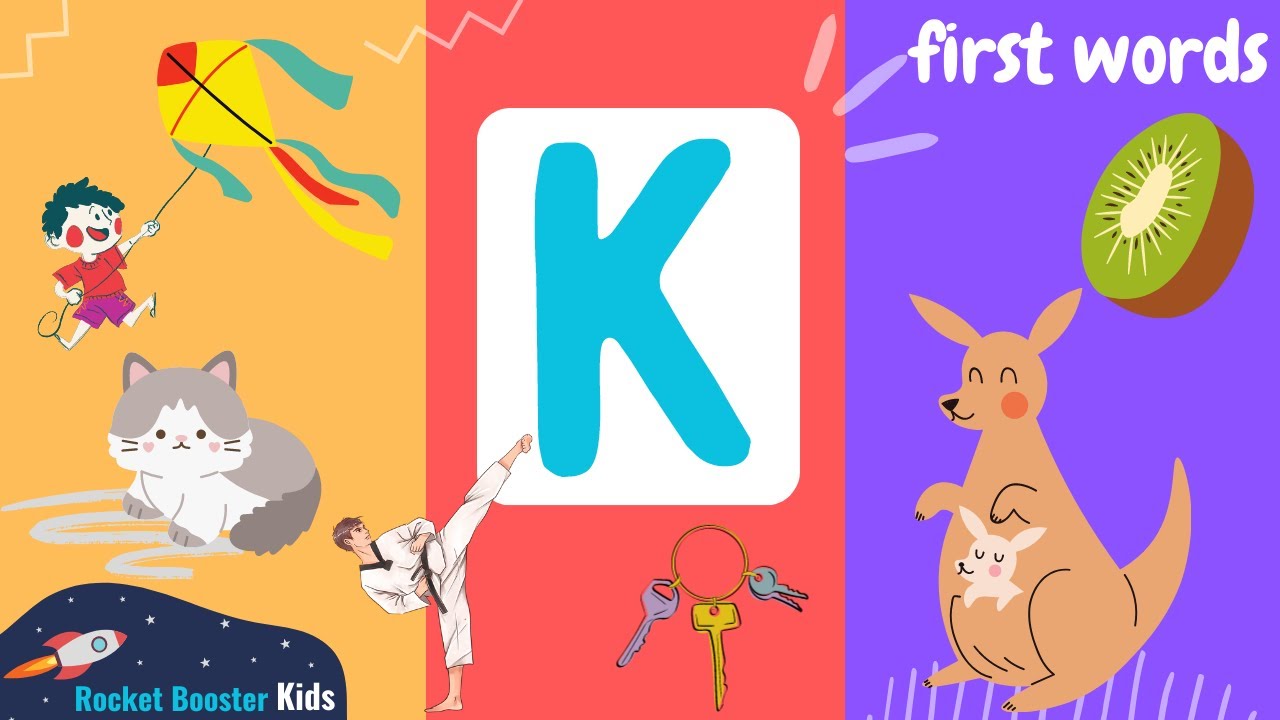 Letter K Words | Explore English Words | Kids First Words - YouTube