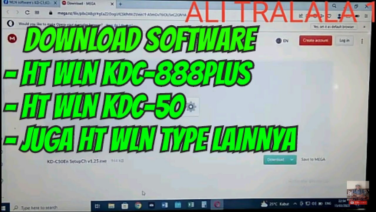 Cara download software HT WLN KDC 888 PLUS, HT WLN KDC 50 juga HT WLN ...