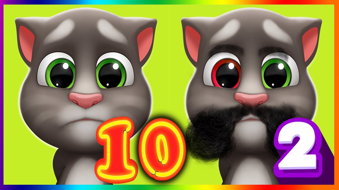 My Talking Tom 10 vs My Talking Tom 2 | Android Gameplay New Update #5 ...