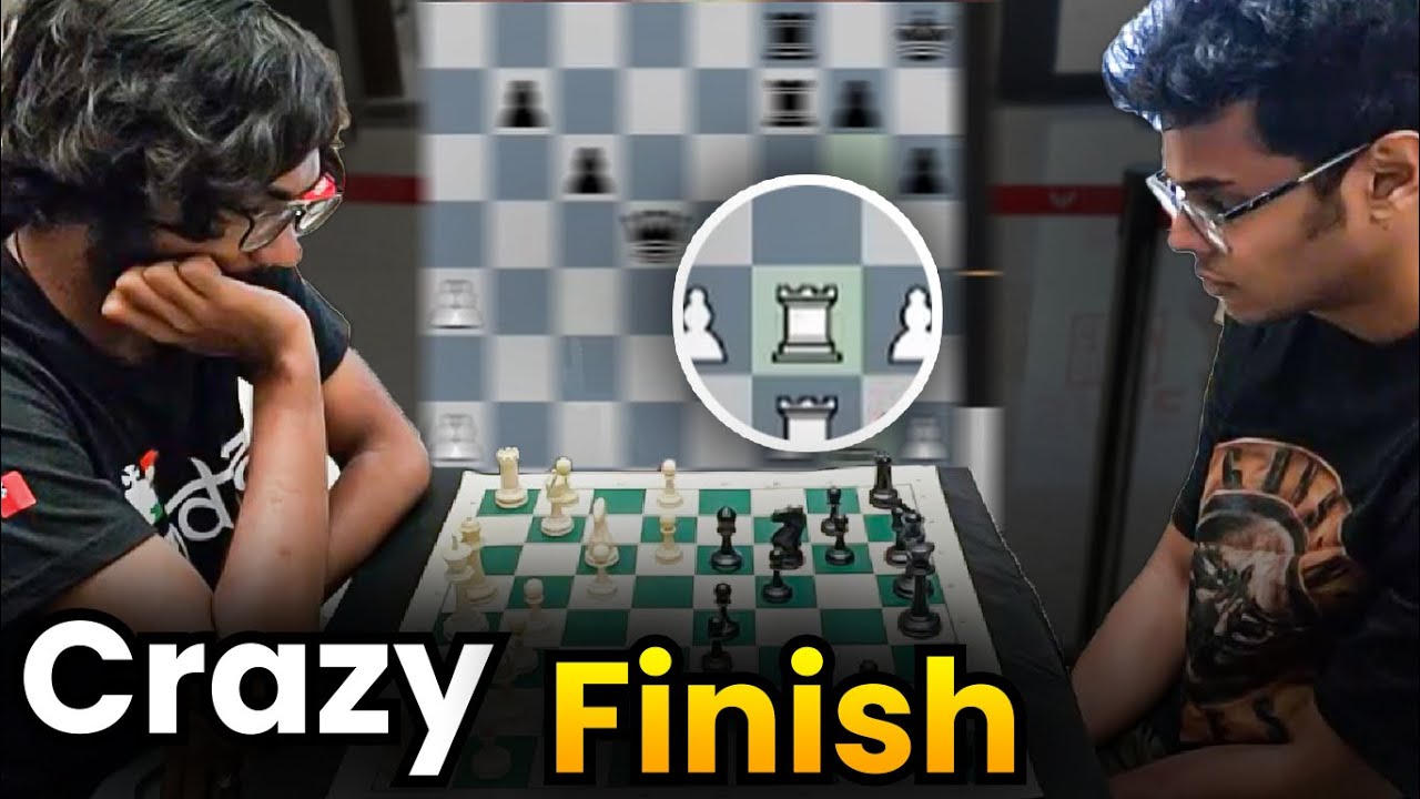 You won't believe this crazy finish, Shrayan Majumdar vs Chandar Raju,31st Chessbase Club ...