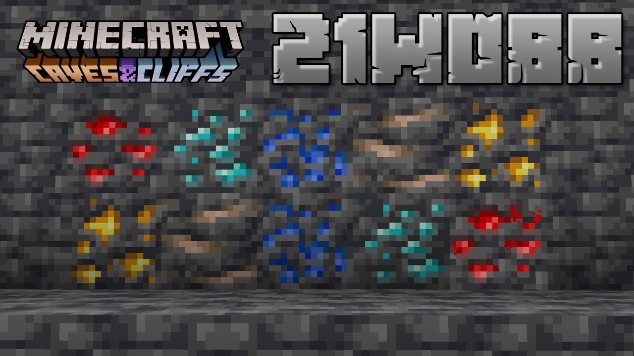 MINÉRIOS DE DEEPSLATE! 21w08b - Snapshot Minecraft 1.17 - YouTube